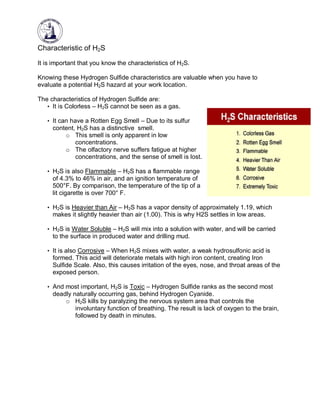 H2 s in the oilfield eng | PDF