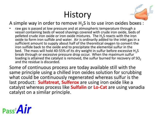 H2 S and SO2 removal and possible valorization | PPTX | Chemistry | Science