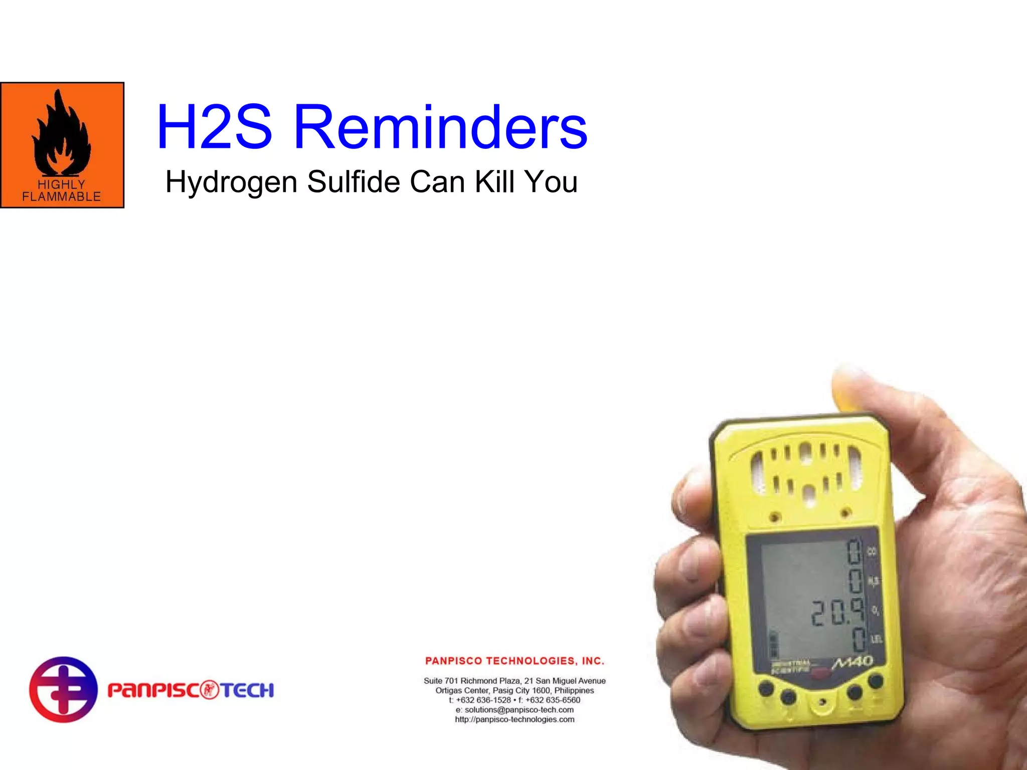 H2S Safety Reminders | PPT