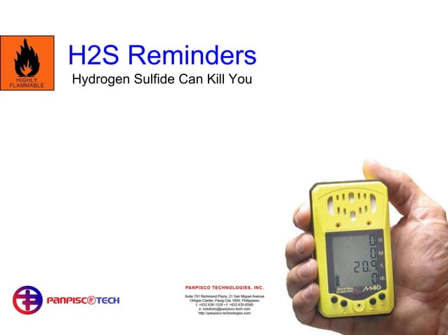 H2S Safety Reminders | PPT | Lung and Respiratory Health | Diseases and ...