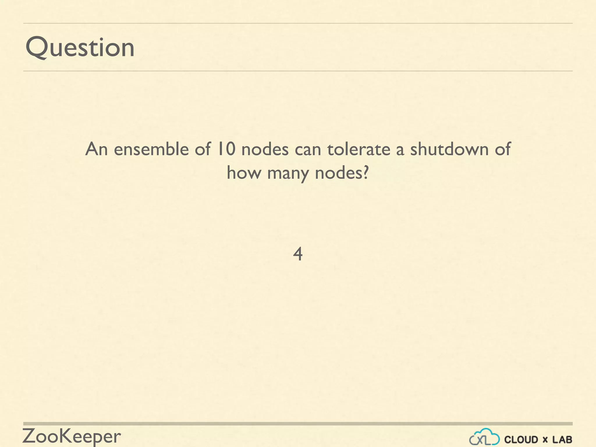 Introduction to Apache ZooKeeper | Big Data Hadoop Spark Tutorial | CloudxLab | PDF