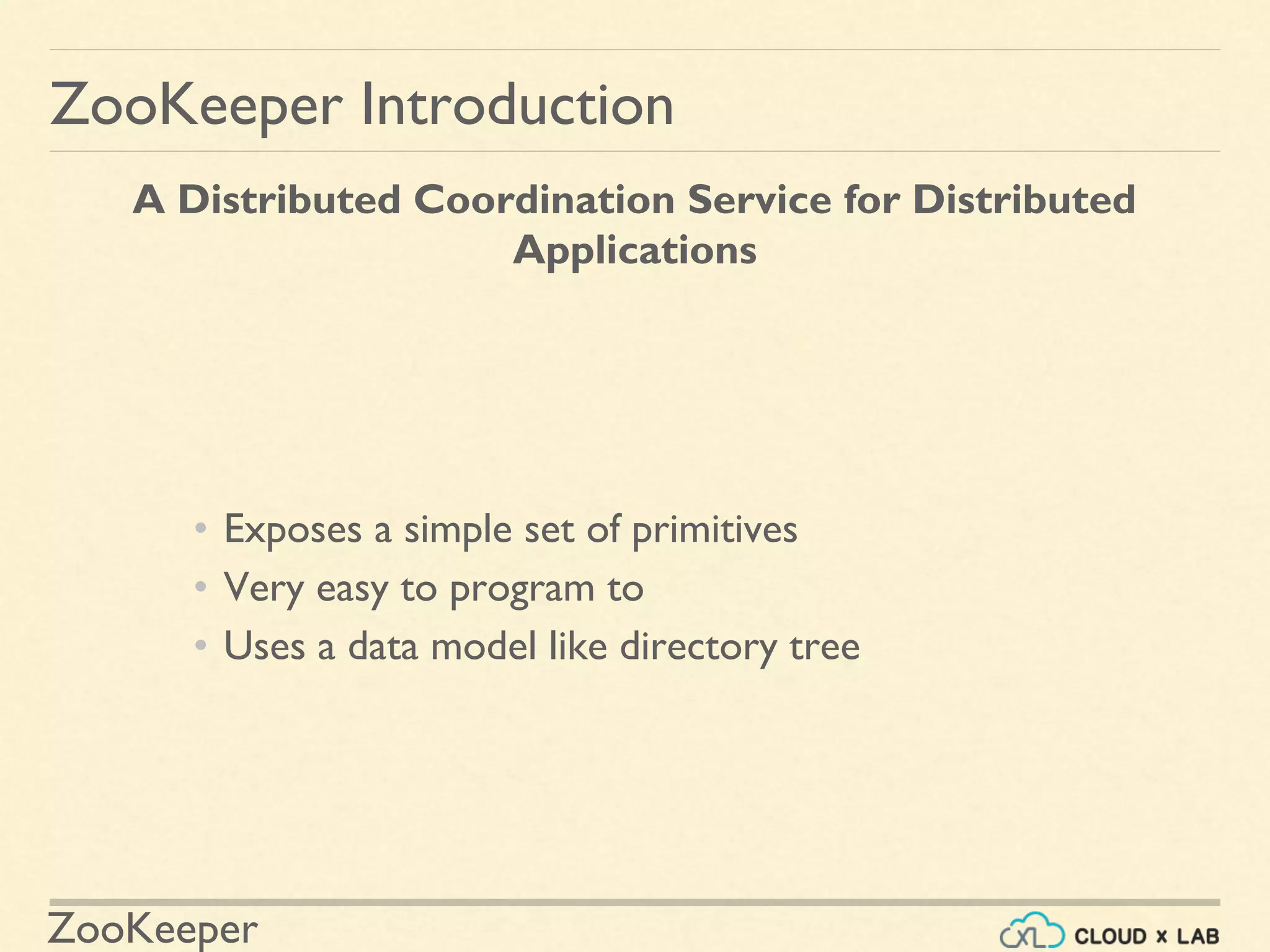 Introduction to Apache ZooKeeper | Big Data Hadoop Spark Tutorial | CloudxLab | PDF