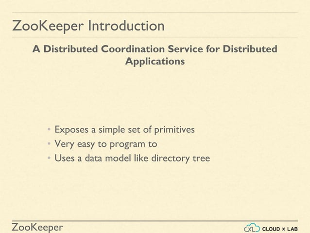 Introduction to Apache ZooKeeper | Big Data Hadoop Spark Tutorial | CloudxLab | PDF