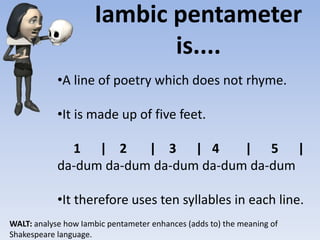 Iambic pentameter- Othello | PPT