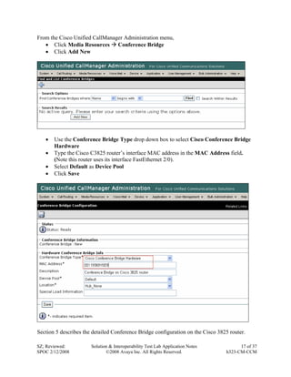 Avaya Cisco Trunking | PDF