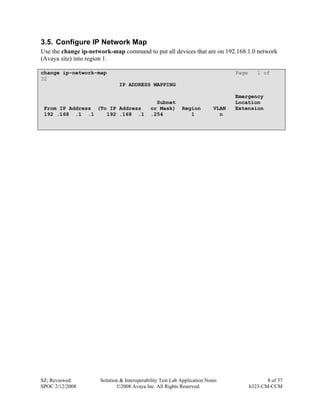 Avaya Cisco Trunking | PDF