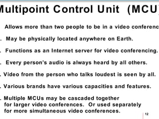 H323 Video PPT | PPT | Web Conferencing | Computer Software and Applications