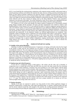 Determination of Buckling Loads of Wave Spring Using ANSYS | PDF