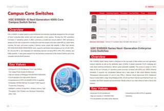 H3C Products Calalogue (H3C Server, Switch) | PDF