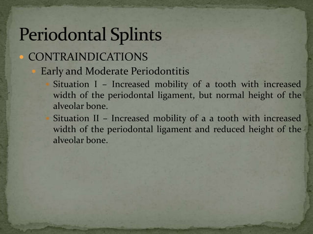 Periodontally Compromised Dentiition | PPTX | Dental Health | Diseases ...