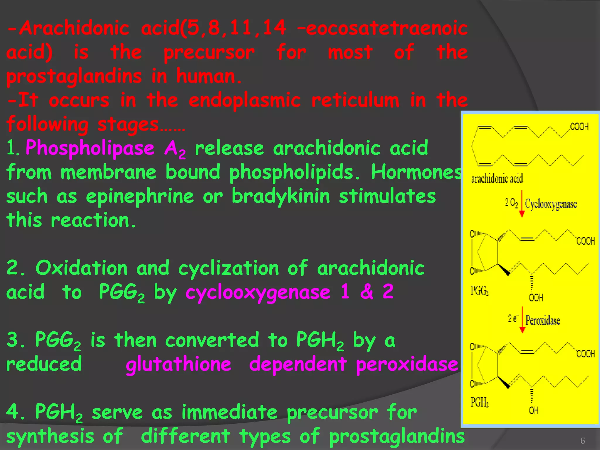 Prostaglandins.bioch212pptx | PPTX
