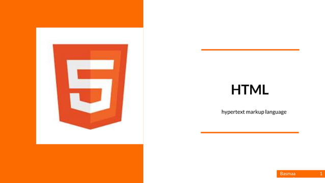 HTML - hypertext markup language | PPT