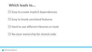 Scale react development with microservices architechture | PPT