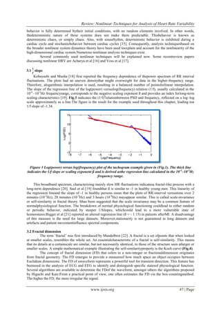 Review: Nonlinear Techniques for Analysis of Heart Rate Variability | PDF