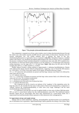 Review: Nonlinear Techniques for Analysis of Heart Rate Variability | PDF
