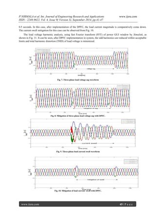Power Quality Improvement And Mitigation Of Voltage Sag And Current ...