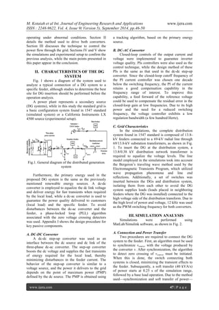 Design and Simulation of a Three Phase Power Converter Connected To a Distribution System | PDF