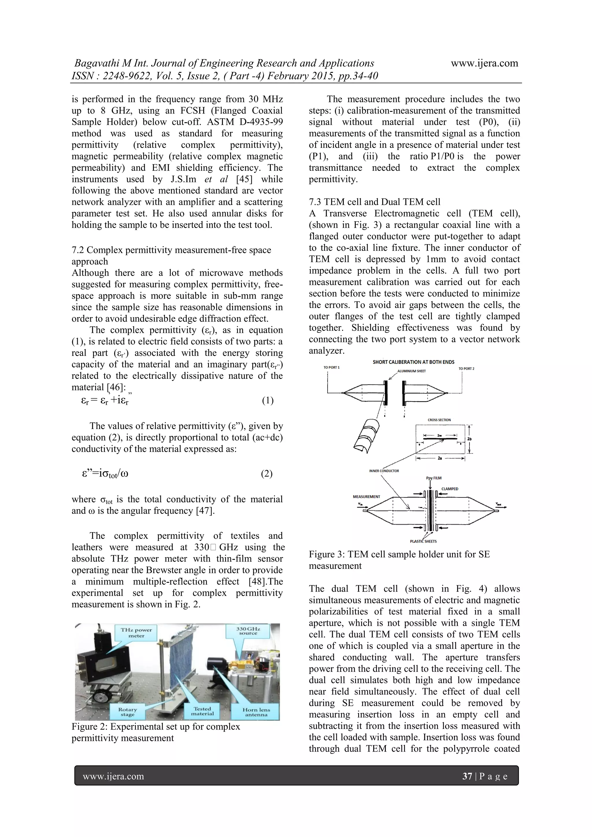 A Review on the Production Methods and Testing of Textiles for Electro ...