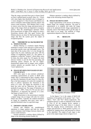 Feature Extraction of Gesture Recognition Based on Image Analysis for Different Environmental ...