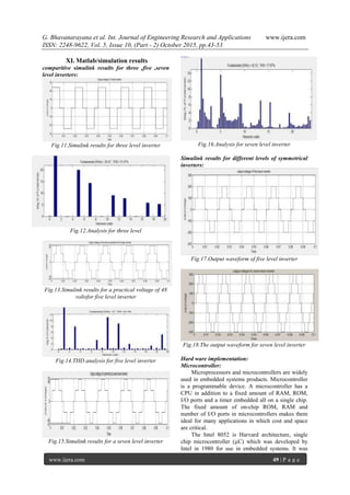 Analysis and hardware implementation of five level cascaded H Bridge inverter | PDF