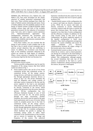 A Review of Hybrid Renewable Energy Systems for Electric Power Generation | PDF