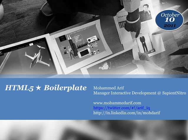HTML5 ★ Boilerplate | PPT