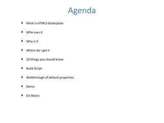 HTML5 ★ Boilerplate | PPT