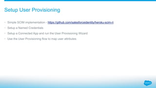 Single Sign-On and User Provisioning with Salesforce Identity | PDF