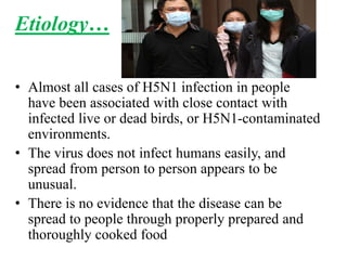 H5 n1 (bird flu) | PPTX