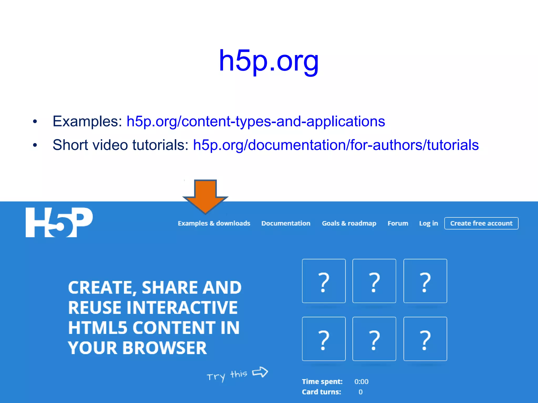 H5P content types 22.2.18