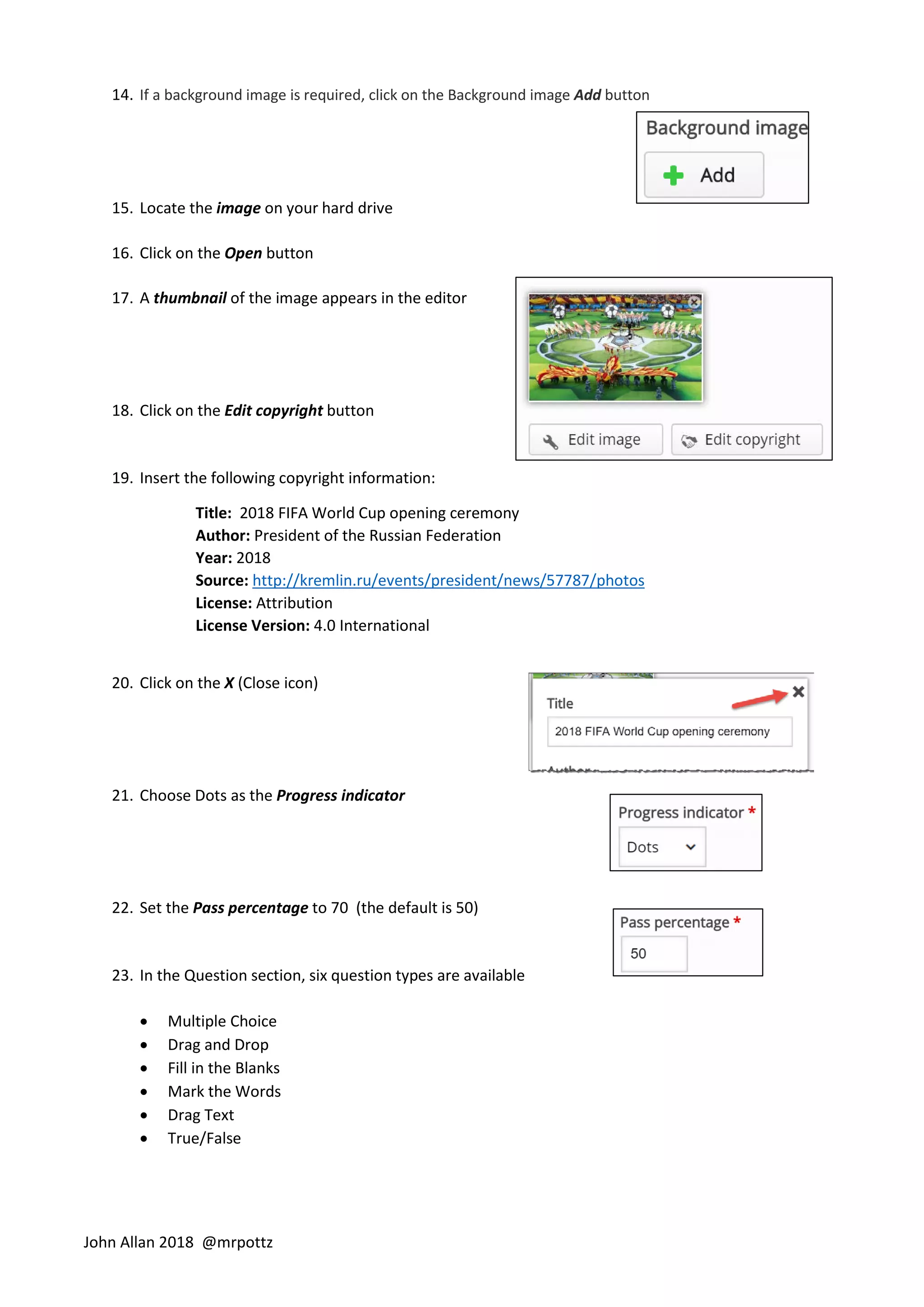 H5P Quiz (Question Set) How To Guide | PDF