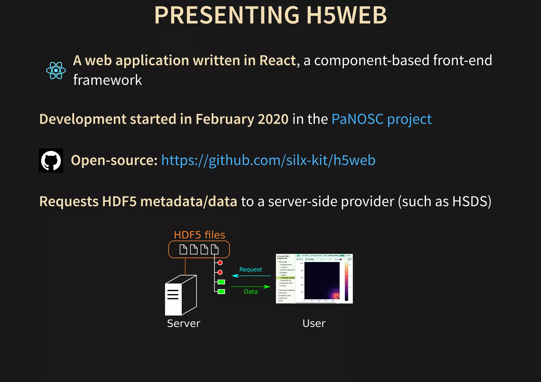 h5web: a web-based viewer of HDF5 files | PDF