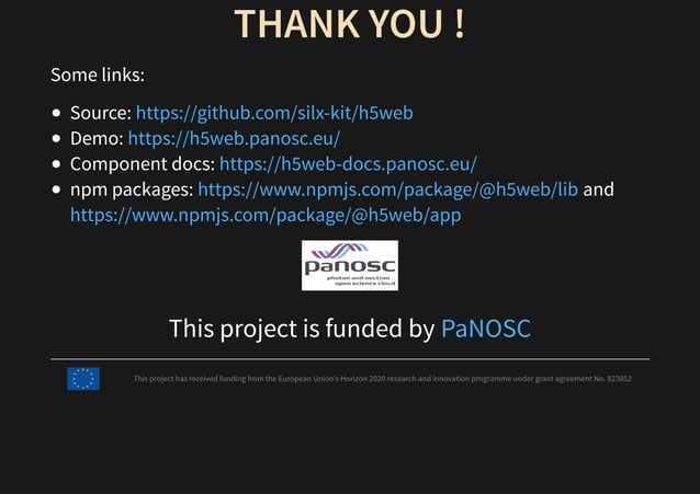 h5web: a web-based viewer of HDF5 files | PPT