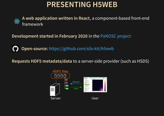 h5web: a web-based viewer of HDF5 files | PDF | Web Design and HTML | Internet