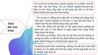 Chương 8 Phân tích CSDL kinh doanh với SQL | PPT