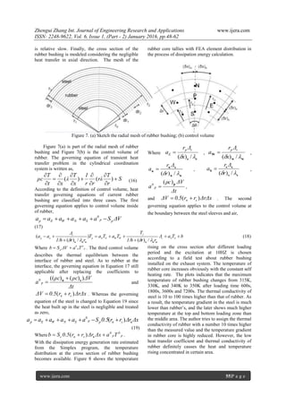 FEA based Dissipation Energy and Temperature Distribution of Rubber ...