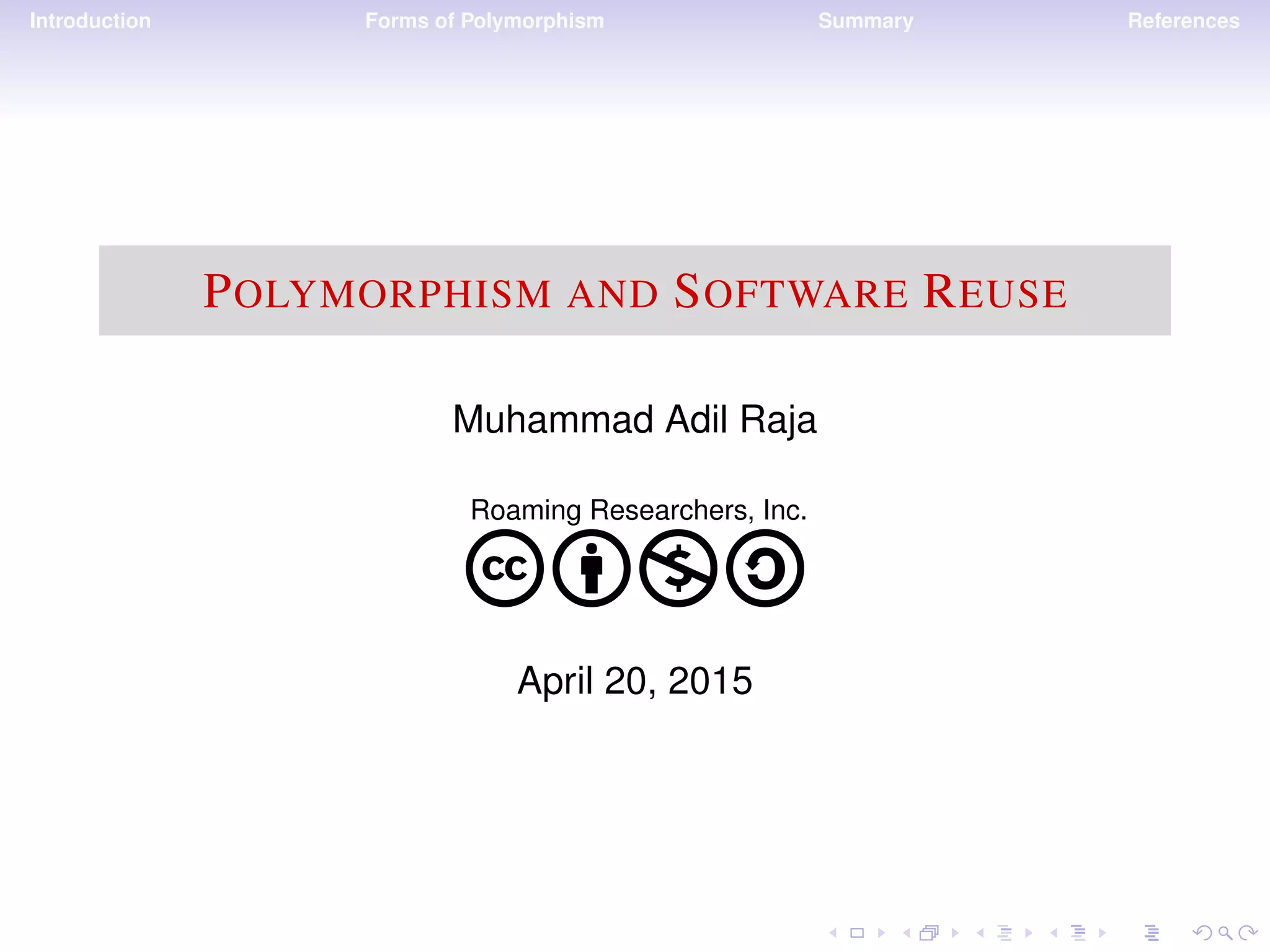 Polymorphism and Software Reuse | PDF