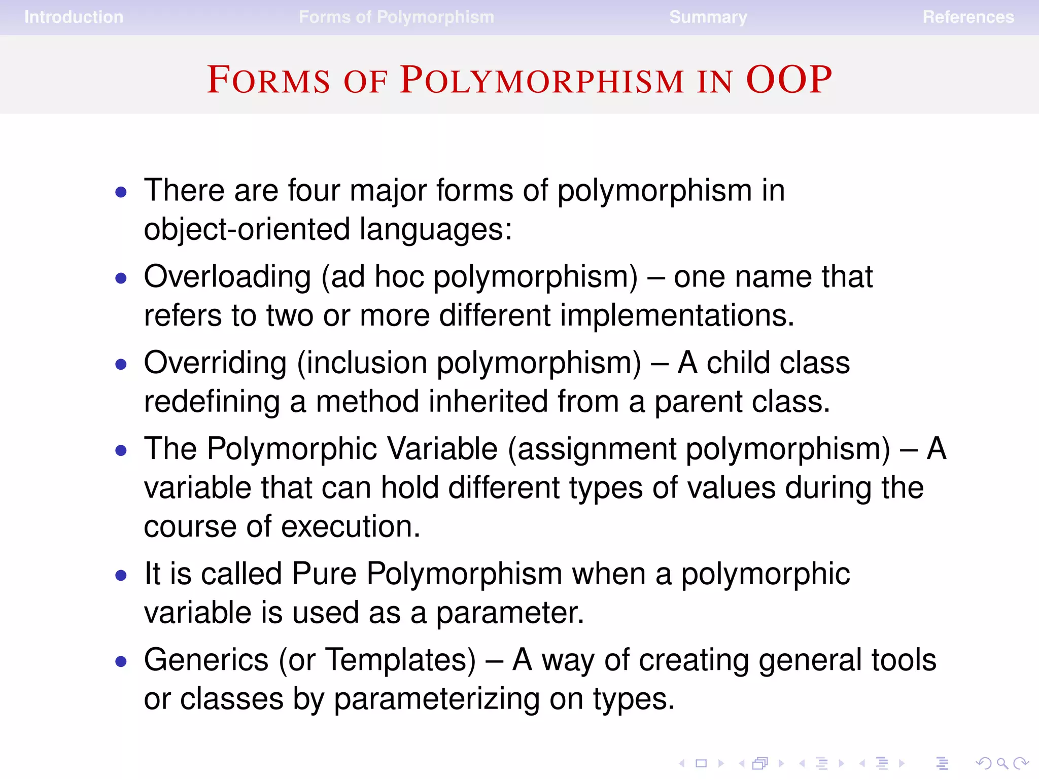 Polymorphism and Software Reuse | PDF