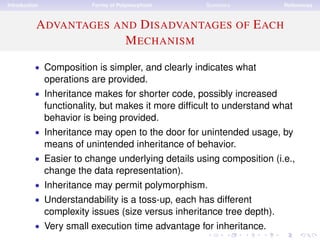 Polymorphism and Software Reuse | PDF