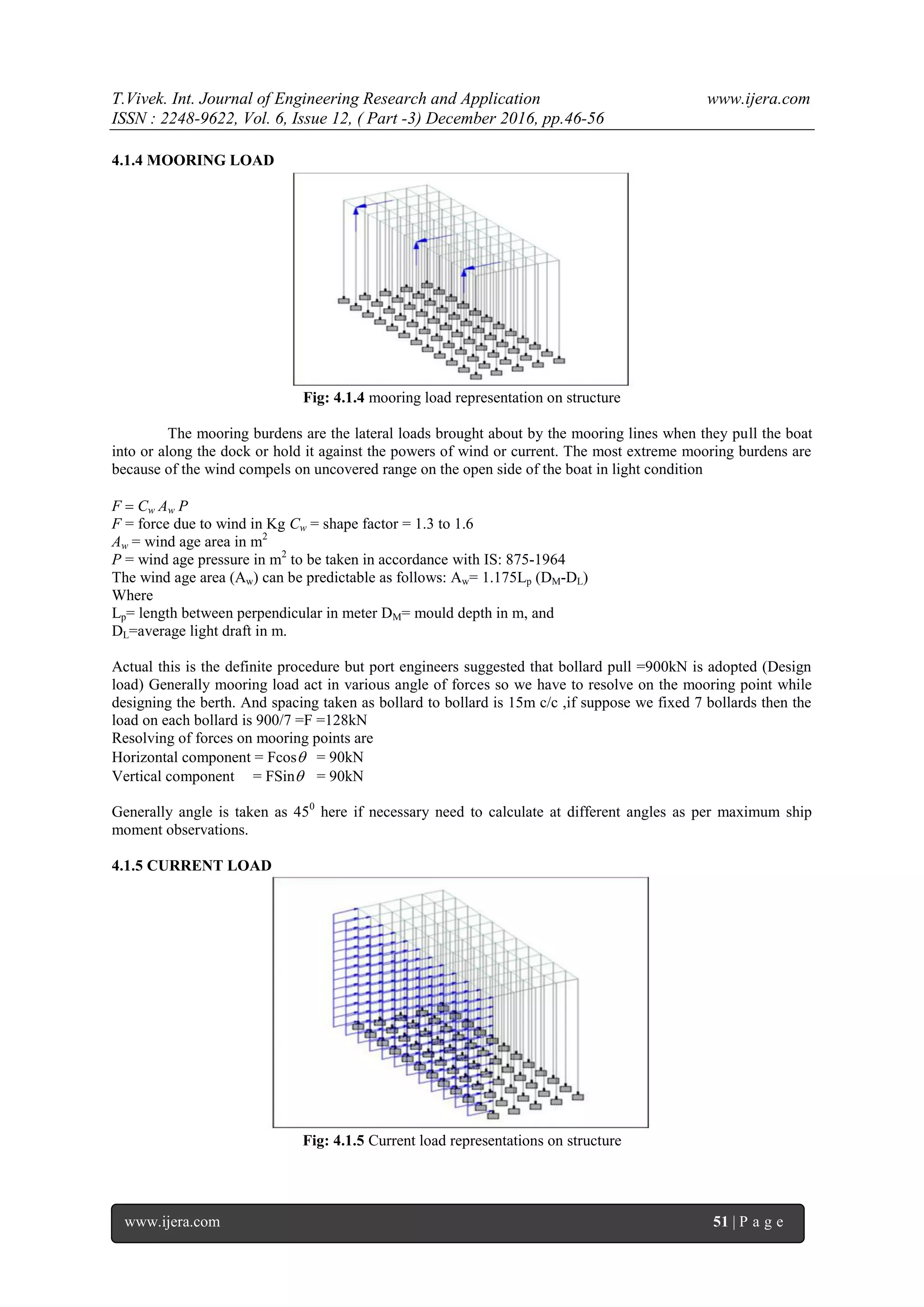 Analysis and Design of Marine Berthing Structure | PDF