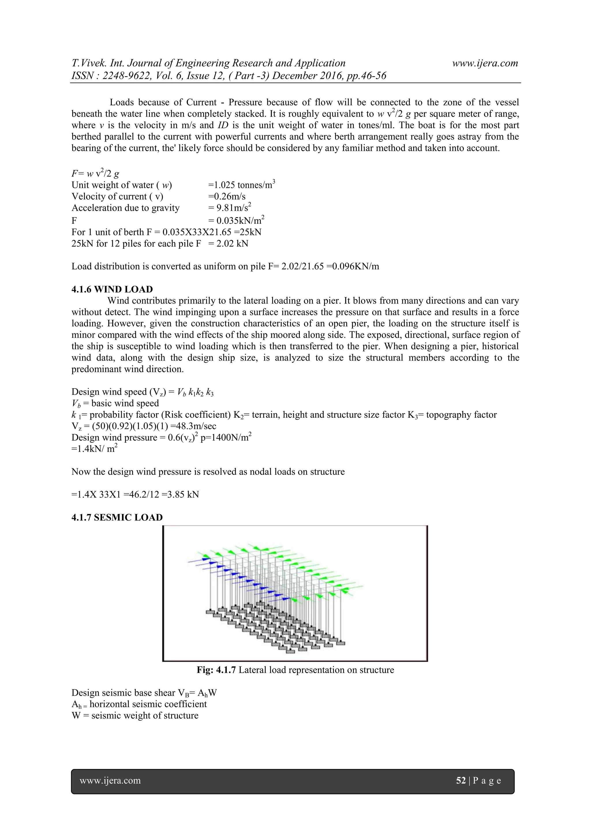 Analysis and Design of Marine Berthing Structure | PDF