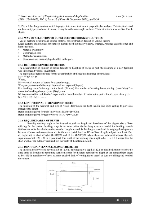 Analysis and Design of Marine Berthing Structure | PDF