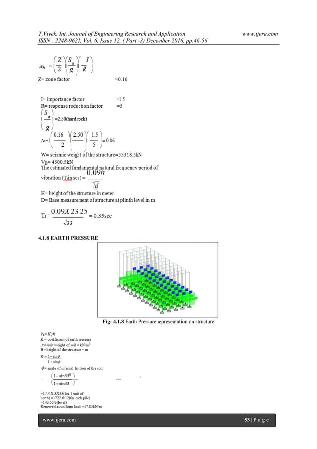 Analysis and Design of Marine Berthing Structure | PDF