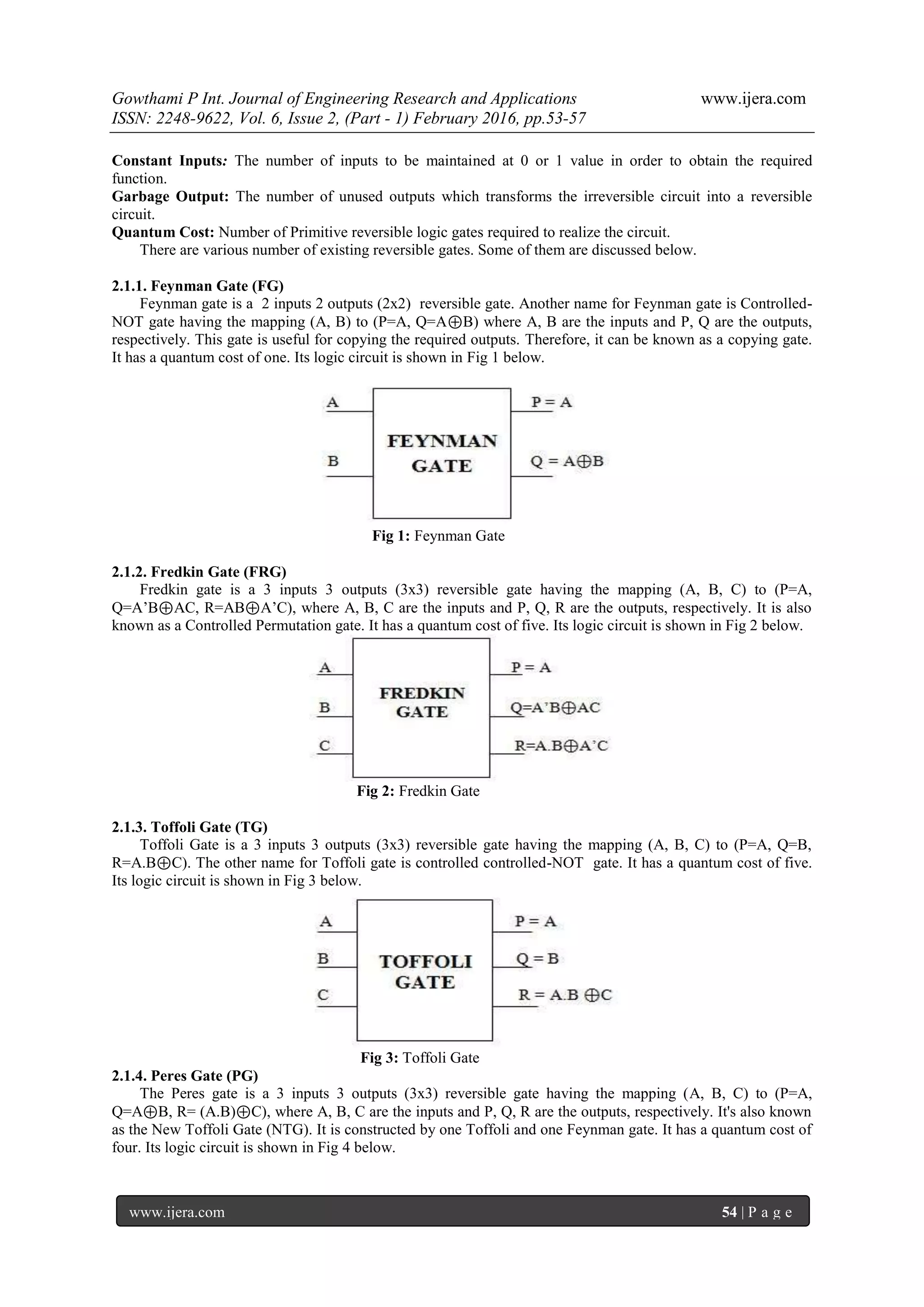Design Of Digital Adder Using Reversible Logic Pdf