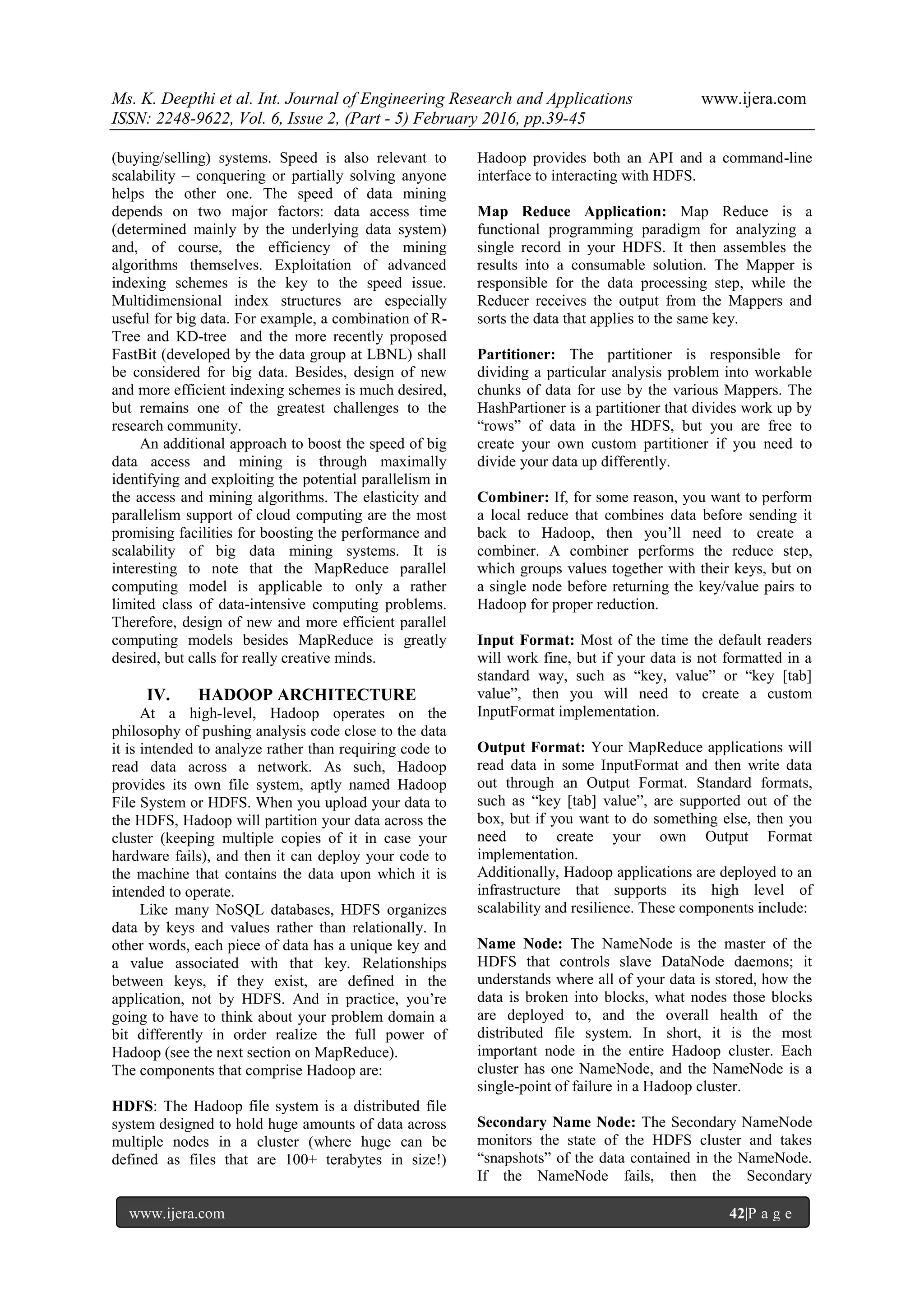 Big data Mining Using Very-Large-Scale Data Processing Platforms | PDF