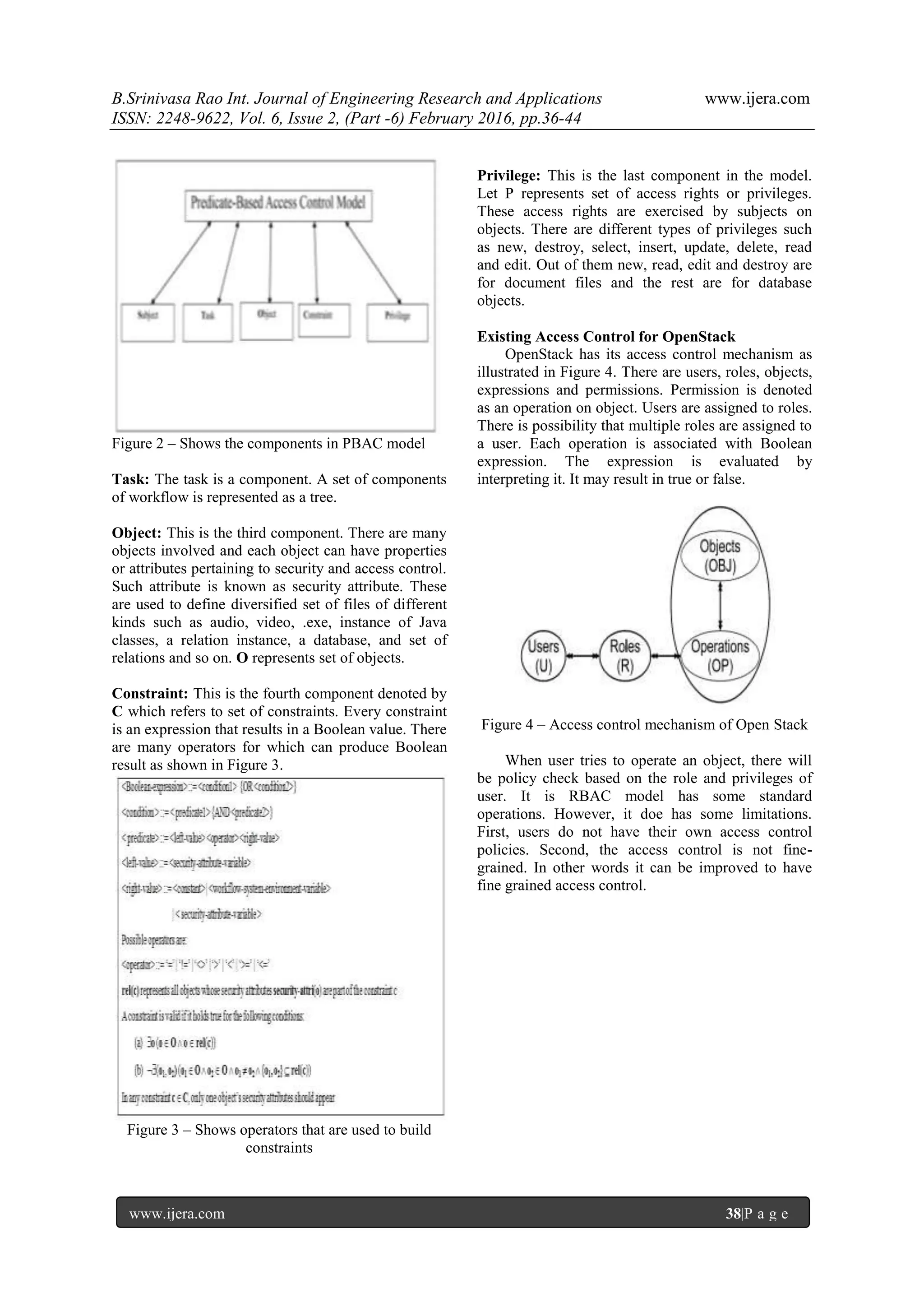 A Framework For Predicate Based Access Control Policies In Infrastructure As A Service Cloud Pdf