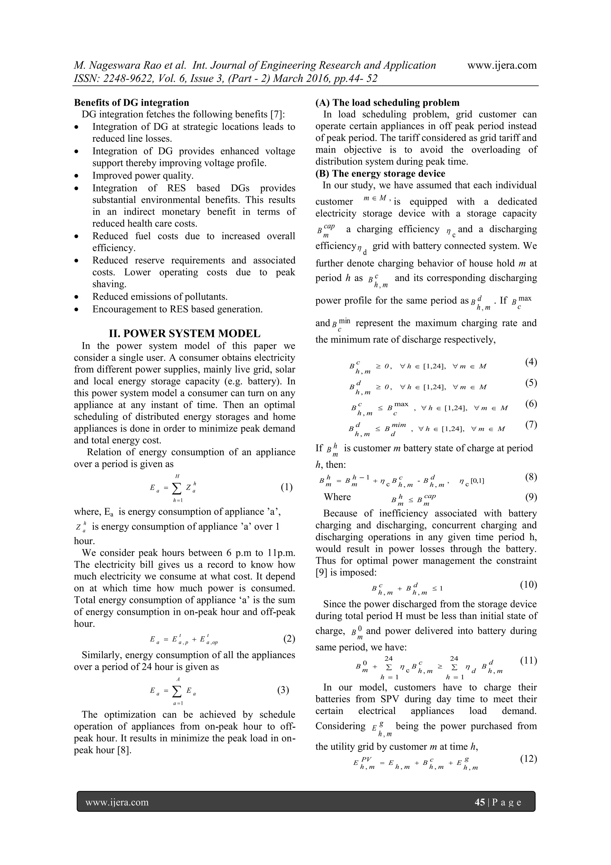 Integration Planning and Operation Scheduling of Distribution ...