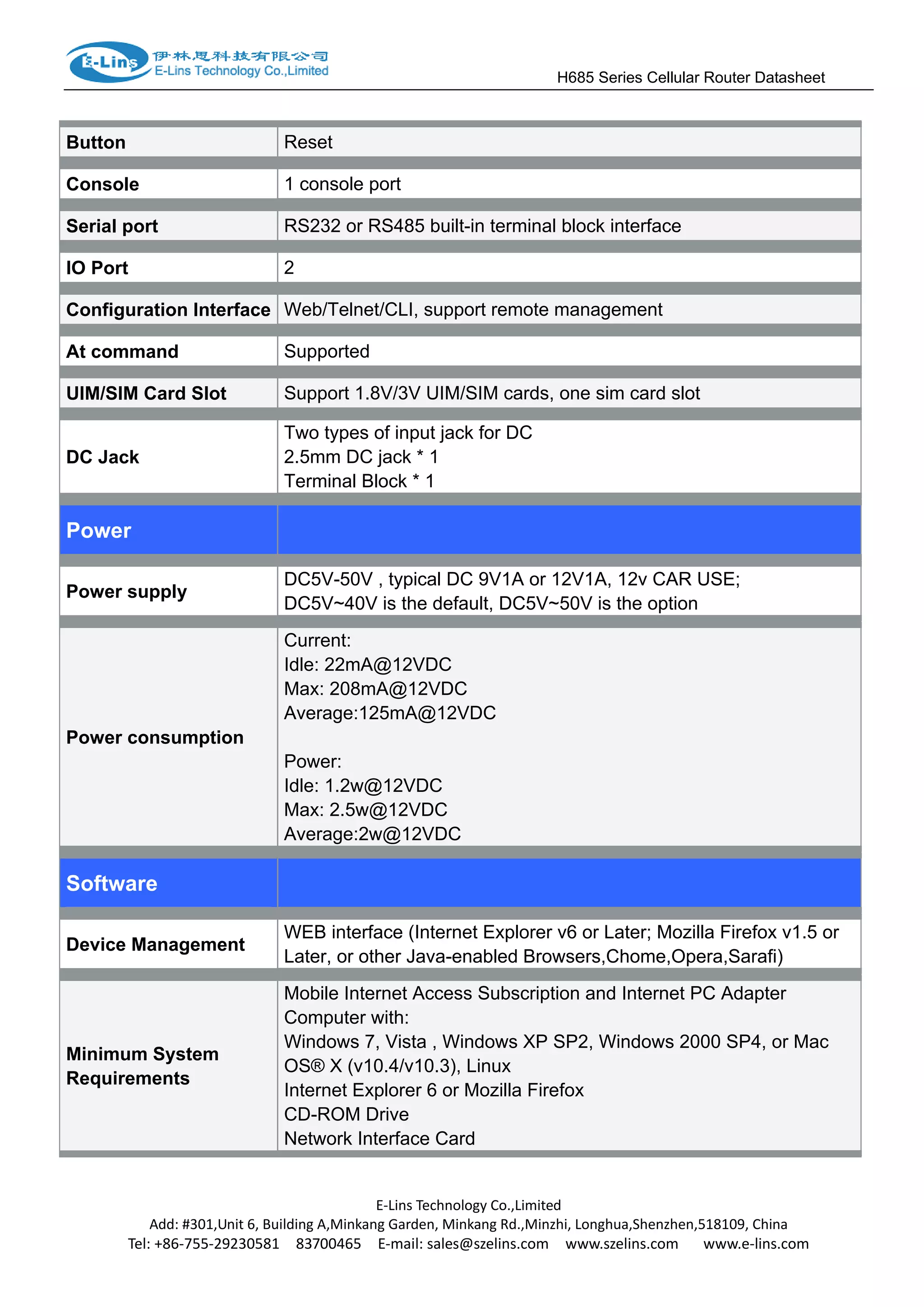 H685 datasheet eng | PDF