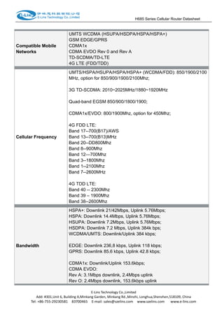 H685 datasheet eng | PDF
