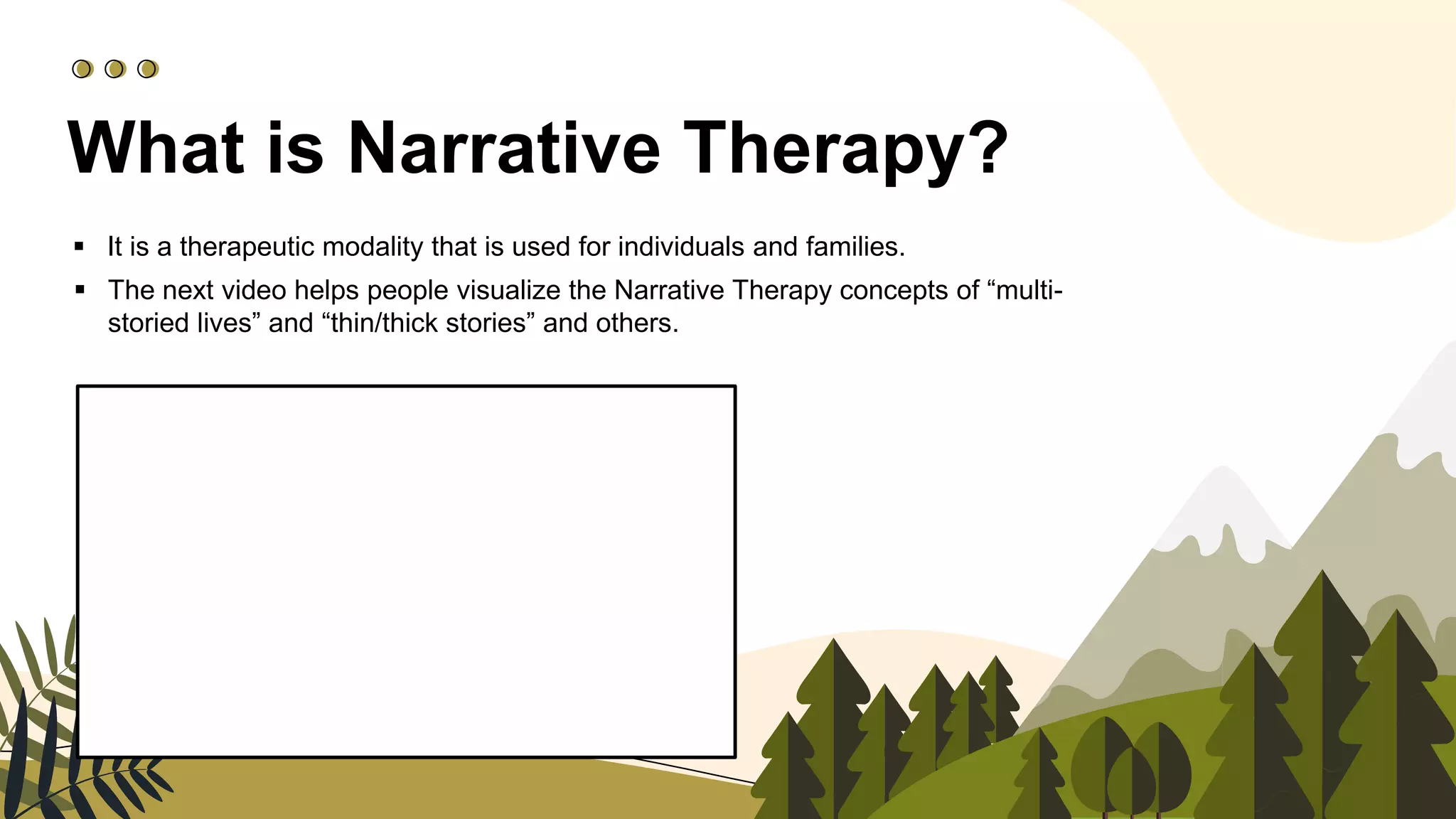 Introduction to the Narrative Therapy | PPTX